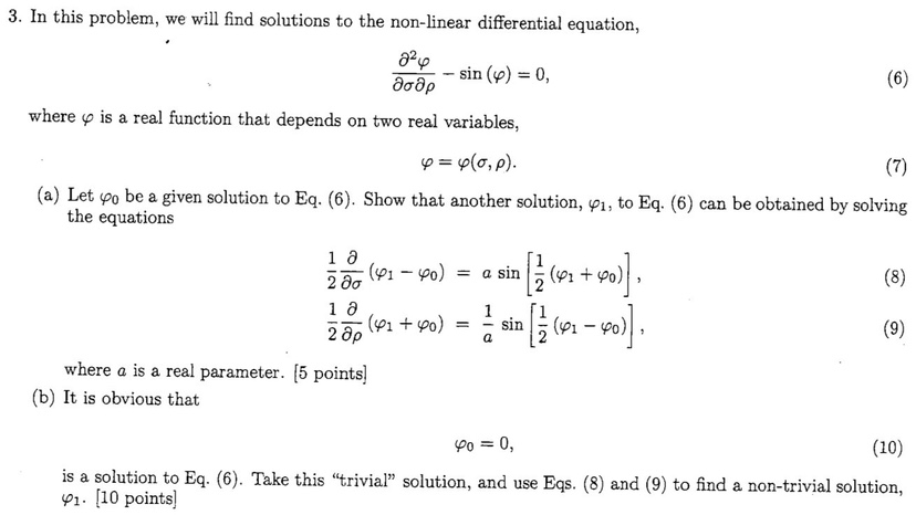 Solved 3. In this problem, we will find solutions to the | Chegg.com