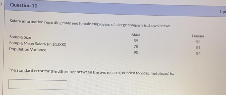 Solved Question 9 1 pt A random sample of 235 people was | Chegg.com