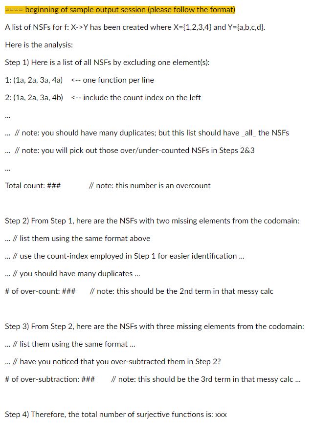 Solved ==== beginning of sample output session (please | Chegg.com