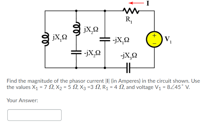 Solved R + jx, 2 jx2 = -X,9 #jX,2 -jX,2 ( Find the magnitude | Chegg.com