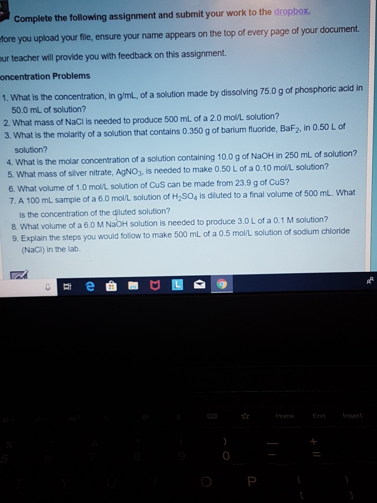 Solved Complete the following assignment and submit your | Chegg.com
