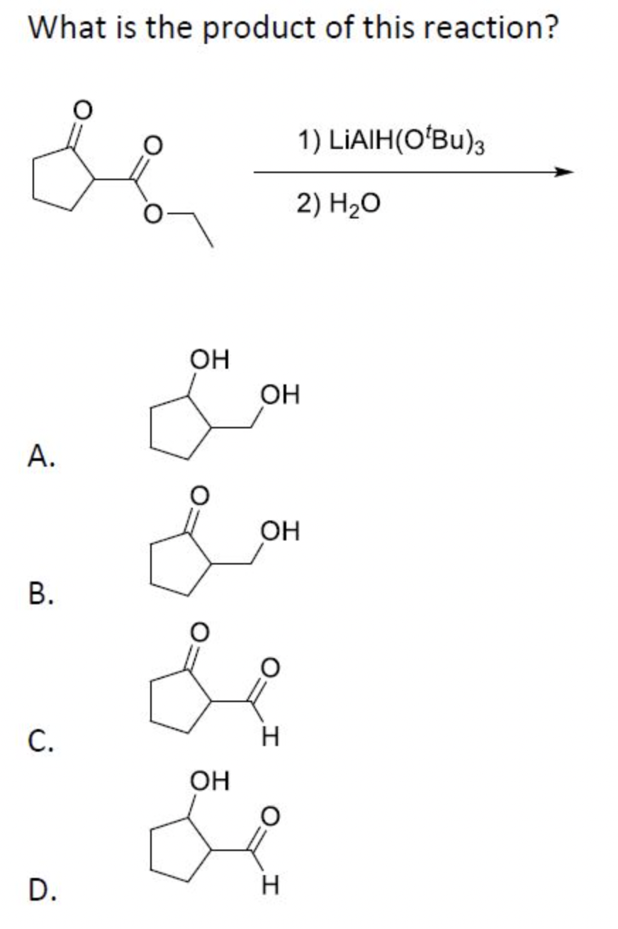 Solved What are the products of this reaction? D 1) B2H6 2) | Chegg.com