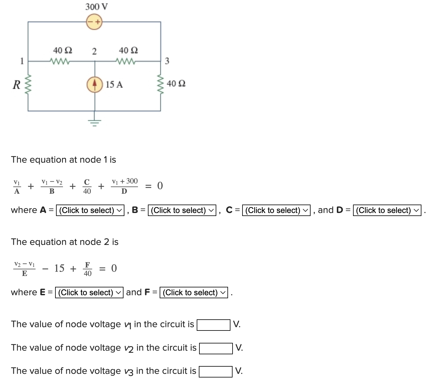 Solved The equation at ﻿node | Chegg.com