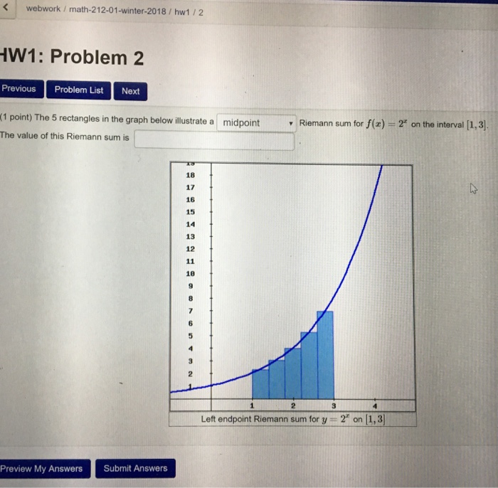 Solved webwork/ math-212-01-winter-2018 /hw1/2 HW1: Problem | Chegg.com Solved webwork/ math-212-01-winter-2018 /hw1/2 HW1: Problem | Chegg.com