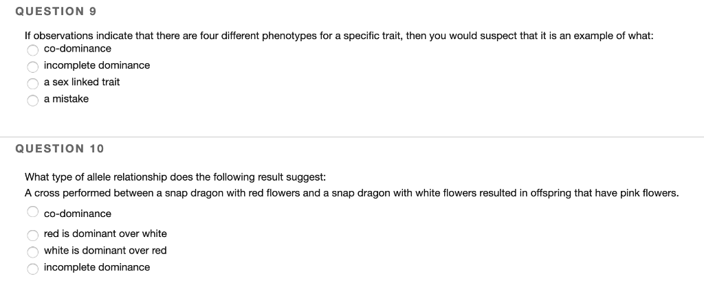 Solved QUESTION 9 If observations indicate that there are | Chegg.com