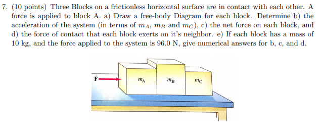 Solved 6. (10 points) A 28.0kg block is connected to an | Chegg.com