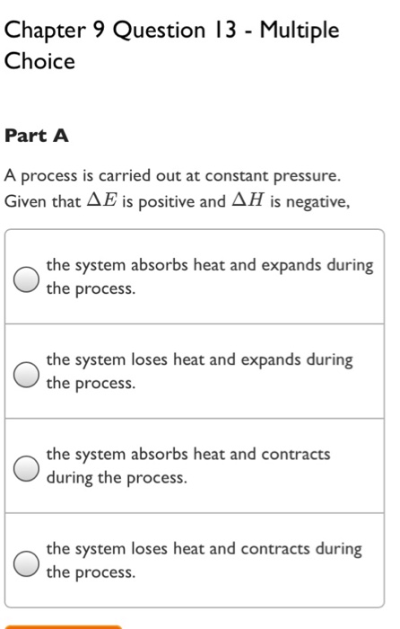 Solved Chapter 9 Question 9 Multiple Choice Part A For a | Chegg.com