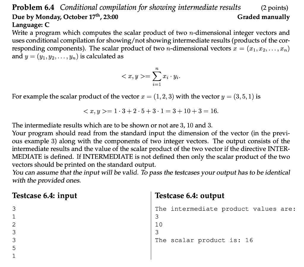 Solved Problem 6 4 Conditional Compilation For Showing