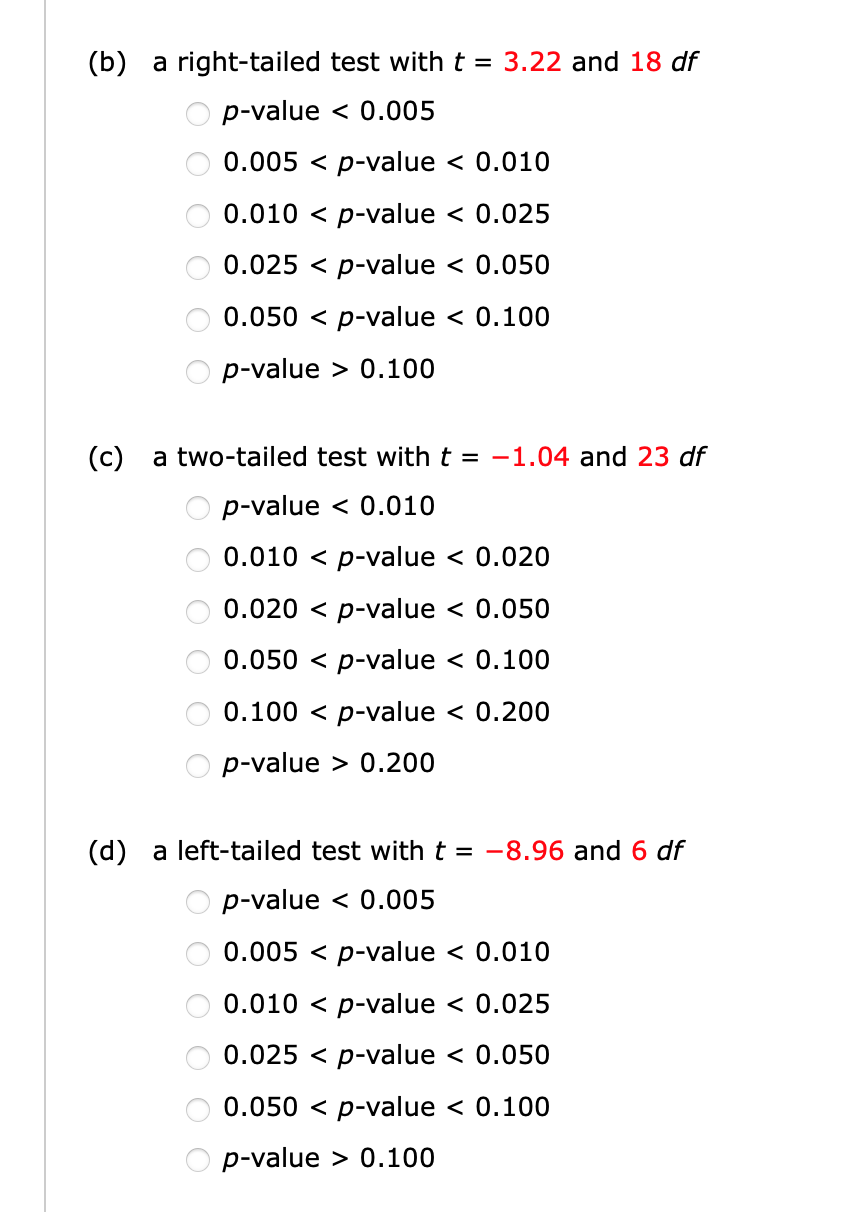 [Solved]: se the Critical Values of t table to approximate t
