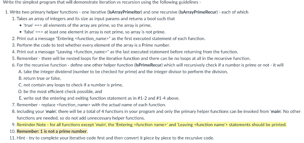 Solved Write the simplest program that will demonstrate | Chegg.com
