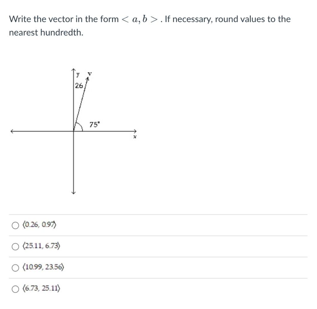 Solved Find the component form of the indicated vector. Let | Chegg.com