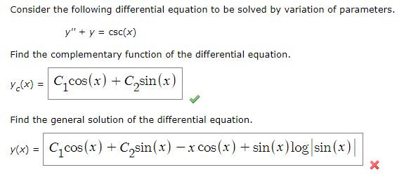 Solved Consider the following differential equation to be | Chegg.com
