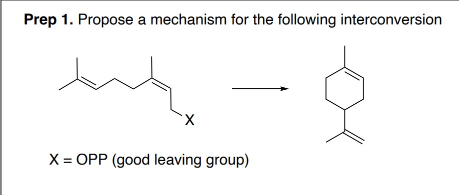 Solved Prep 1. ﻿Propose a mechanism for the following | Chegg.com
