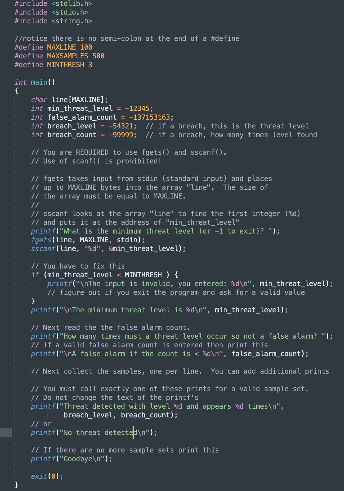 Solved The goal of this machine problem is to review C | Chegg.com