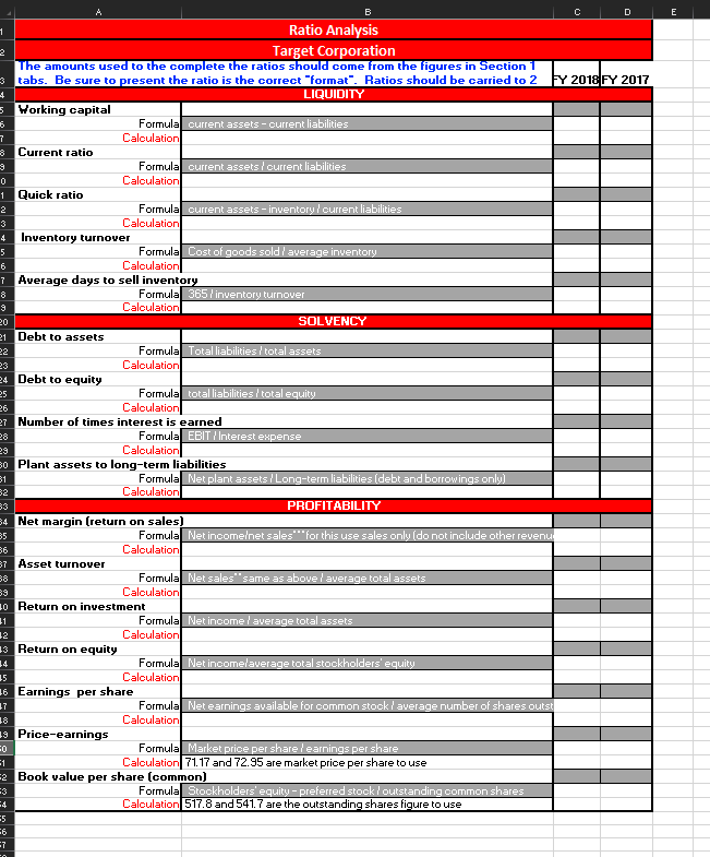Solved Horizontal Analysis of the Balance Sheets Target | Chegg.com