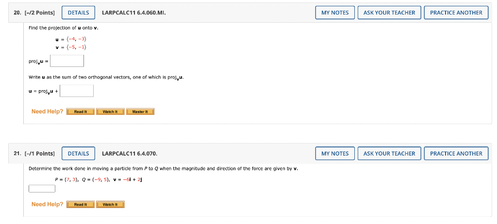 Solved [-f2 Points] LARPCALC11 6.4.060.MI. Find the | Chegg.com