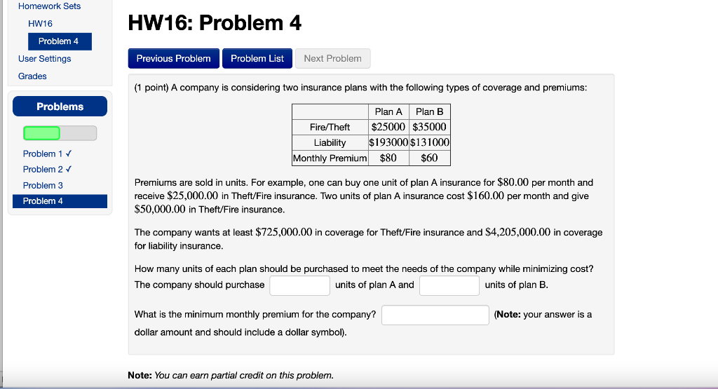 Solved Homework Sets HW16 HW16: Problem 4 Problem 4 Previous | Chegg.com Solved Homework Sets HW16 HW16: Problem 4 Problem 4 Previous | Chegg.com