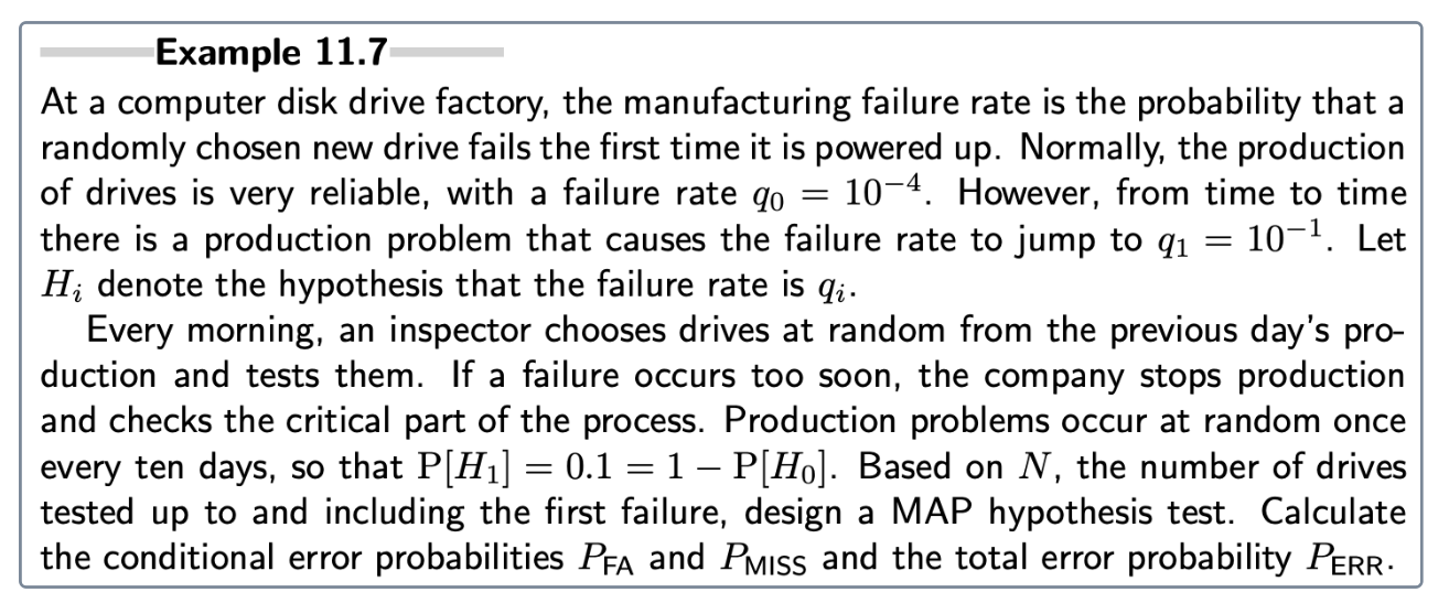 Solved Example 11.7 At a computer disk drive factory, the | Chegg.com