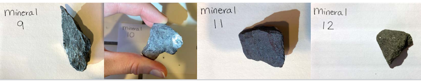 Solved Mineral 2 Mineral 3 Mineral 4. Mineral 7 Mineral | Chegg.com