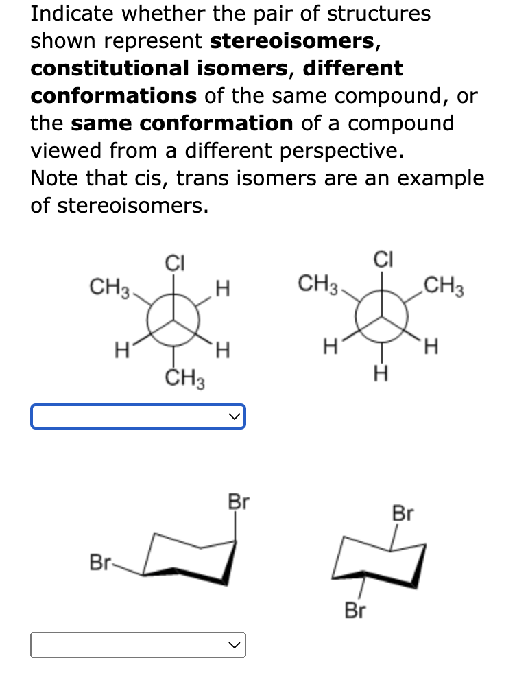 Solved Indicate whether the pair of structures shown | Chegg.com