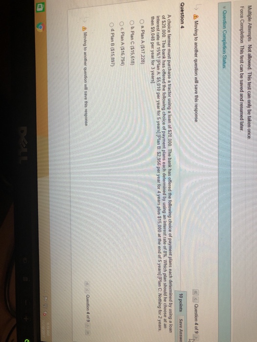 Solved Multiple Attempts Not allowed This test can only be | Chegg.com