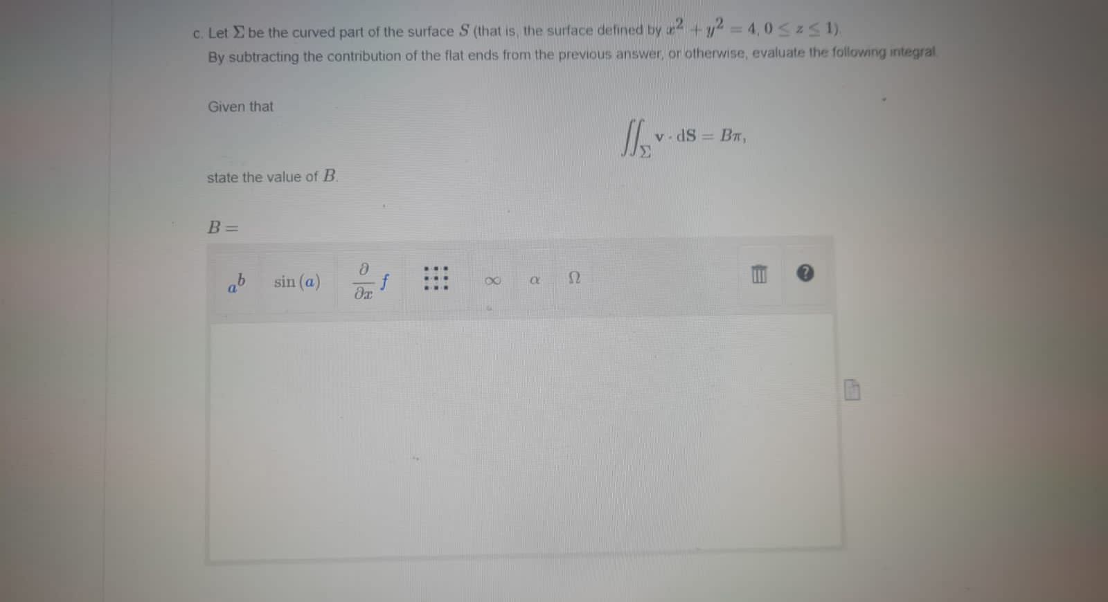 Solved In all cases below marks will only be awarded for | Chegg.com