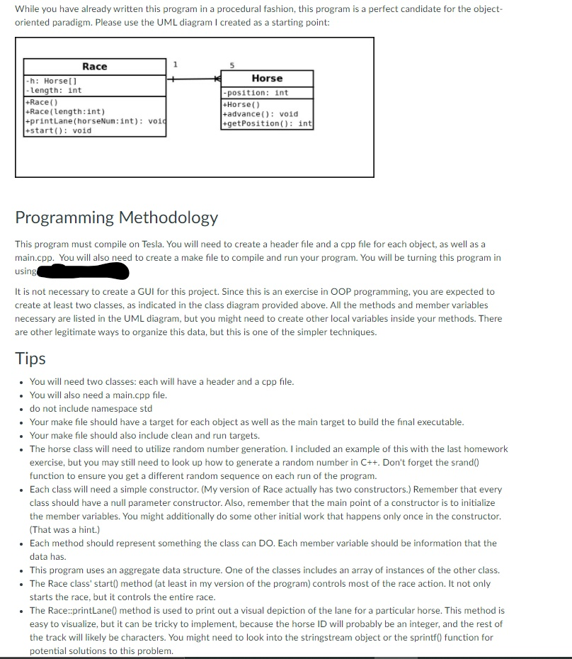 Solved Overview Use the principles of Object Oriented Design | Chegg.com