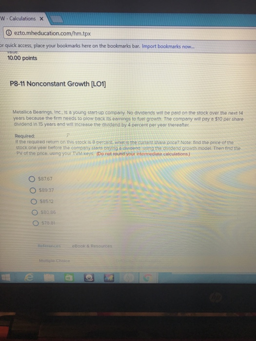Solved r quick access, place your bookmarks here on the | Chegg.com