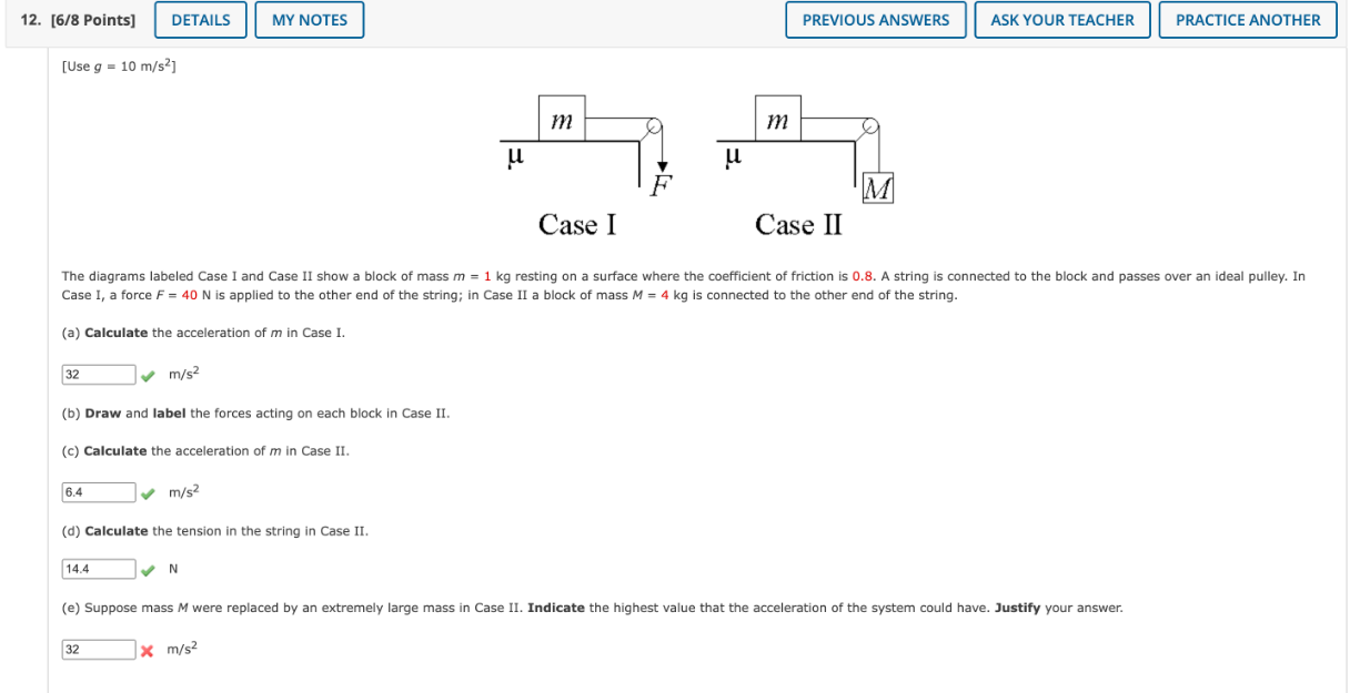 Solved [Use \( ﻿g=10 \mathrm{~m} / \mathrm{s}^{2} \) ]The | Chegg.com