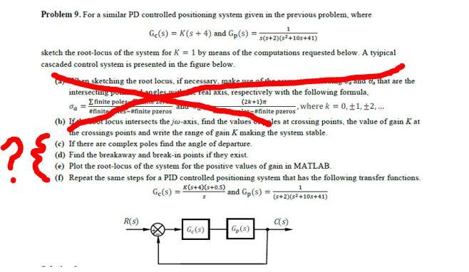 Problem 9. For a similar PD controlled positioning | Chegg.com