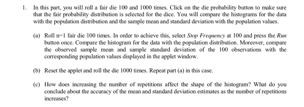 Sampling Distributions Central Limit Theorem In