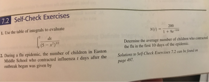 Solved 7.2 Self-Check Exercises 1. Use the table of | Chegg.com