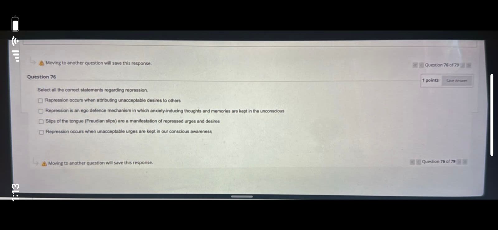 Solved Select All The Correct Statements Regarding