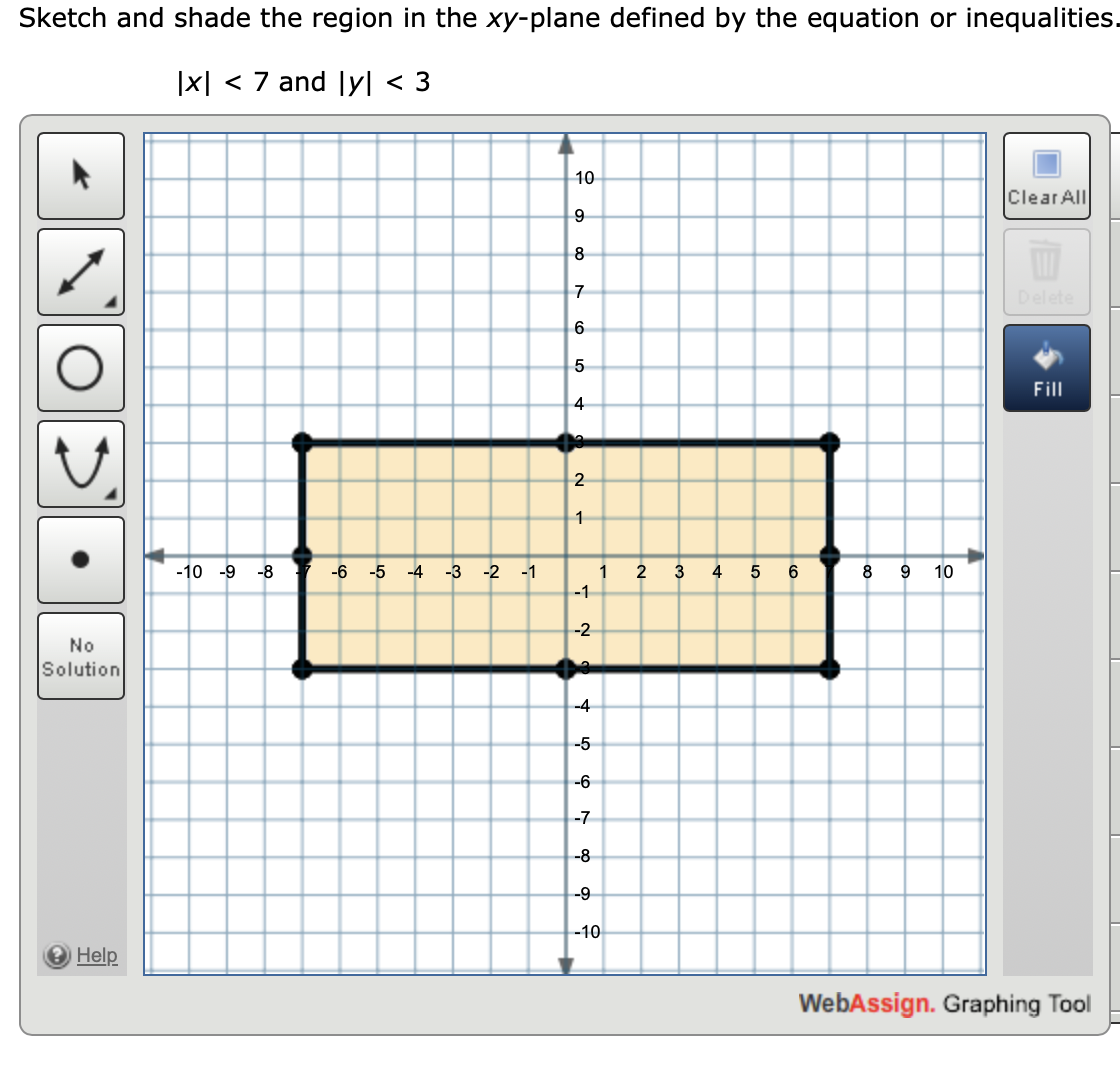Solved Sketch and shade the region in the xy-plane defined | Chegg.com