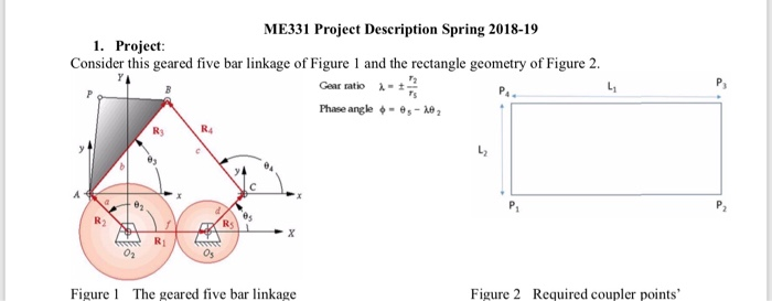 Solved ME331 Project Description Spring 2018-19 1. Project: | Chegg.com