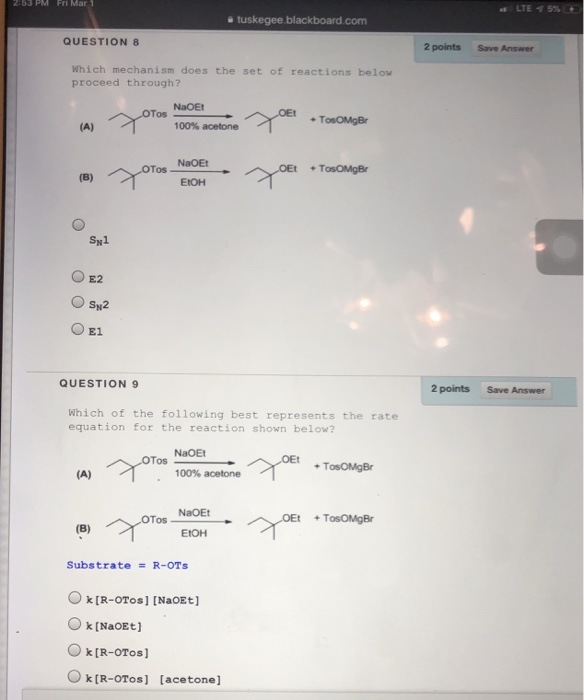 Solved QUESTION 6 2 points Save Answer Which reaction is | Chegg.com