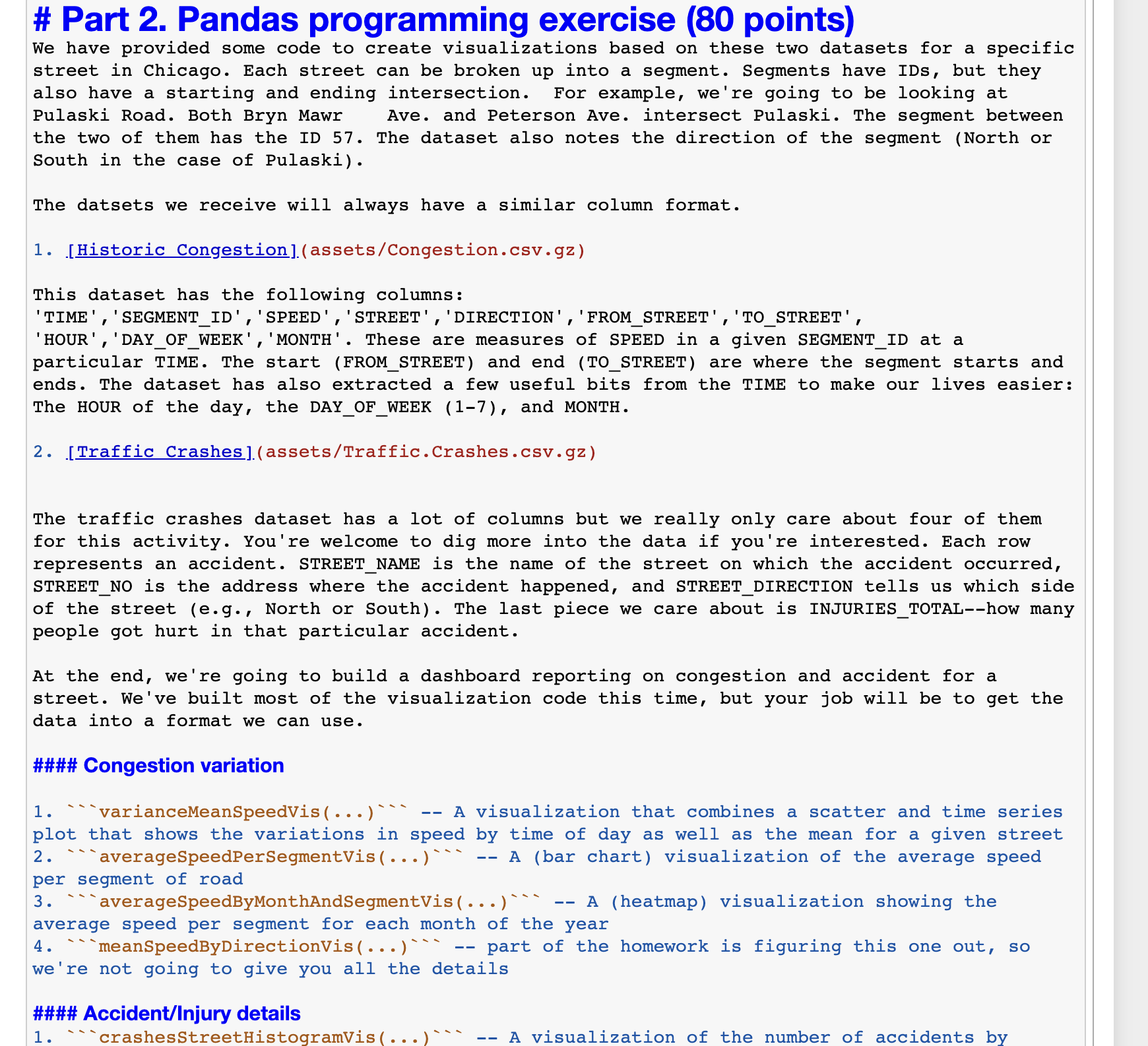 Solved \# let's generate the visualization def | Chegg.com