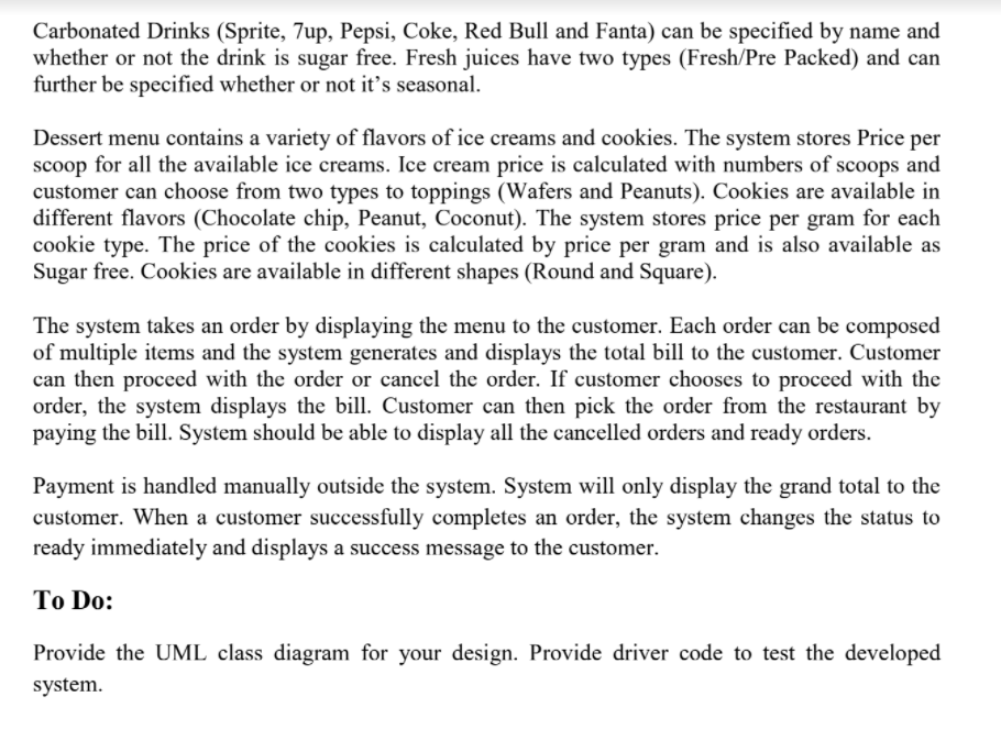 Solved In this Question, you will design and develop an | Chegg.com