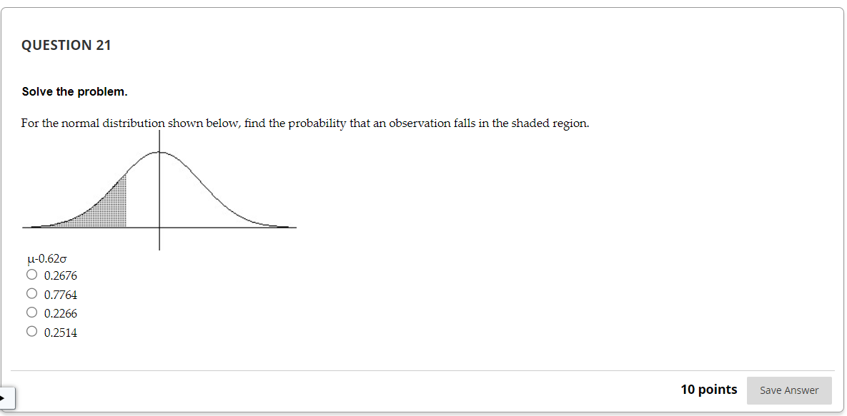 Solved Solve the problem. For the normal distribution shown | Chegg.com