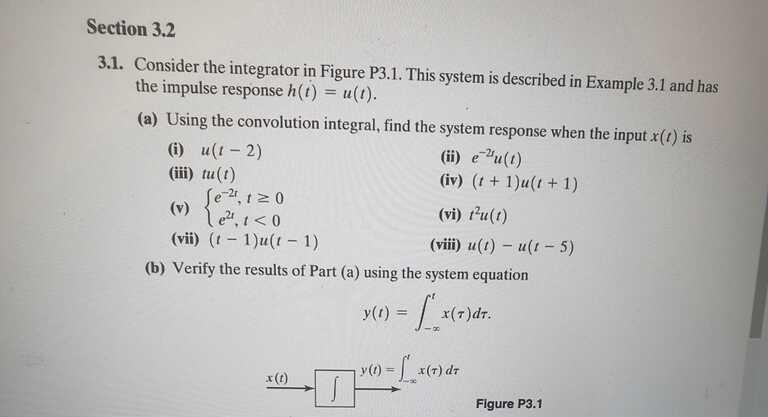 Solved 3.1. Consider the integrator in Figure P3.1. This | Chegg.com
