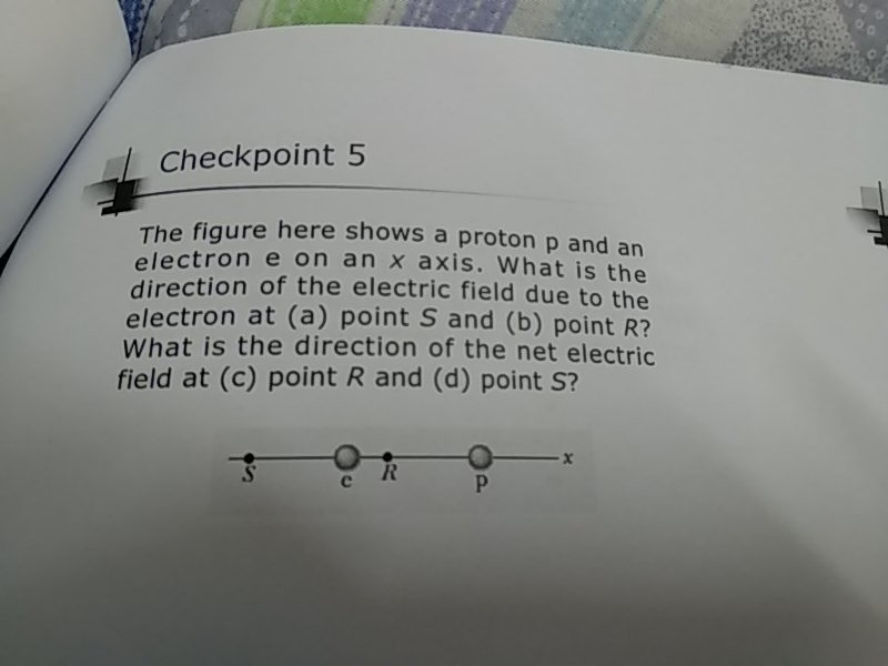 Solved Checkpoint 5 The figure here shows a proton p and an | Chegg.com