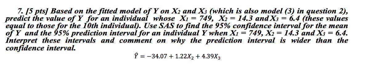 DATA HOMICIDE; INPUT PATIENT Y X1 X2 X3; DATALINES; 1 | Chegg.com
