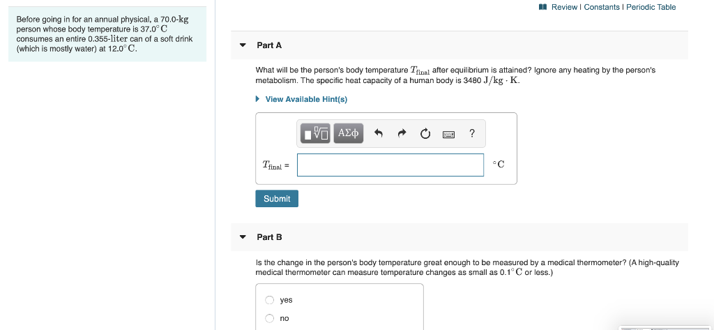 Solved M Review | Constants | Periodic Table Before going in | Chegg.com