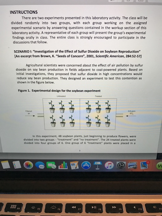 Solved INSTRUCTIONS There are two experiments presented in | Chegg.com