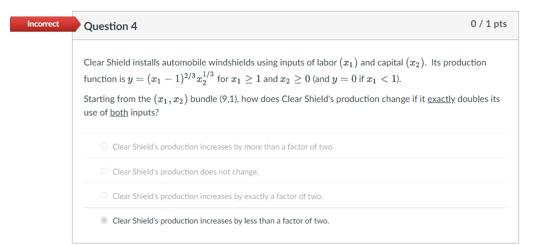Solved Question 4Clear Shield installs automobile | Chegg.com