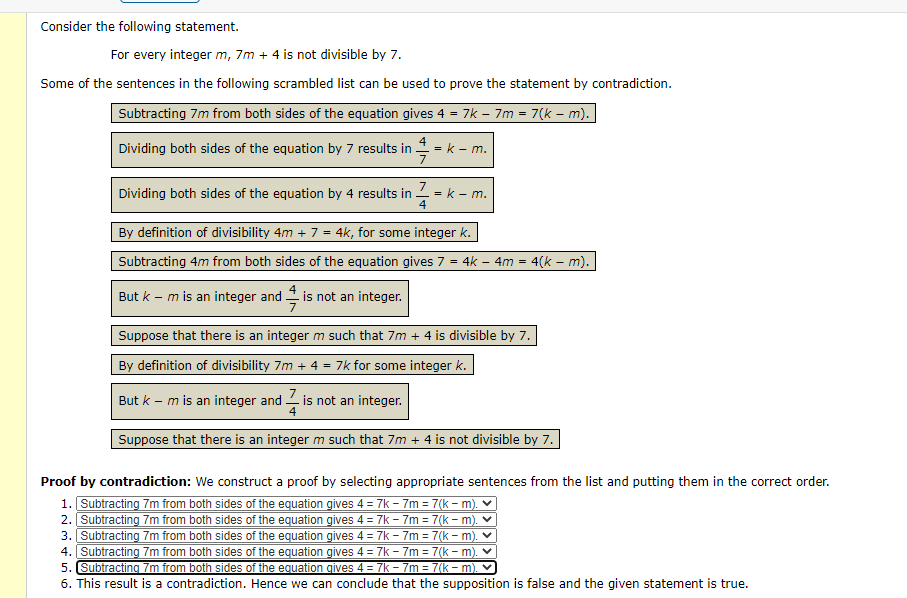 Solved Consider the following statement. For every integer | Chegg.com