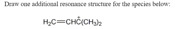 Solved Draw one additional resonance structure for the | Chegg.com