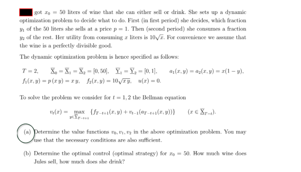Hi, can anyone solve the a) part of the question. ? | Chegg.com