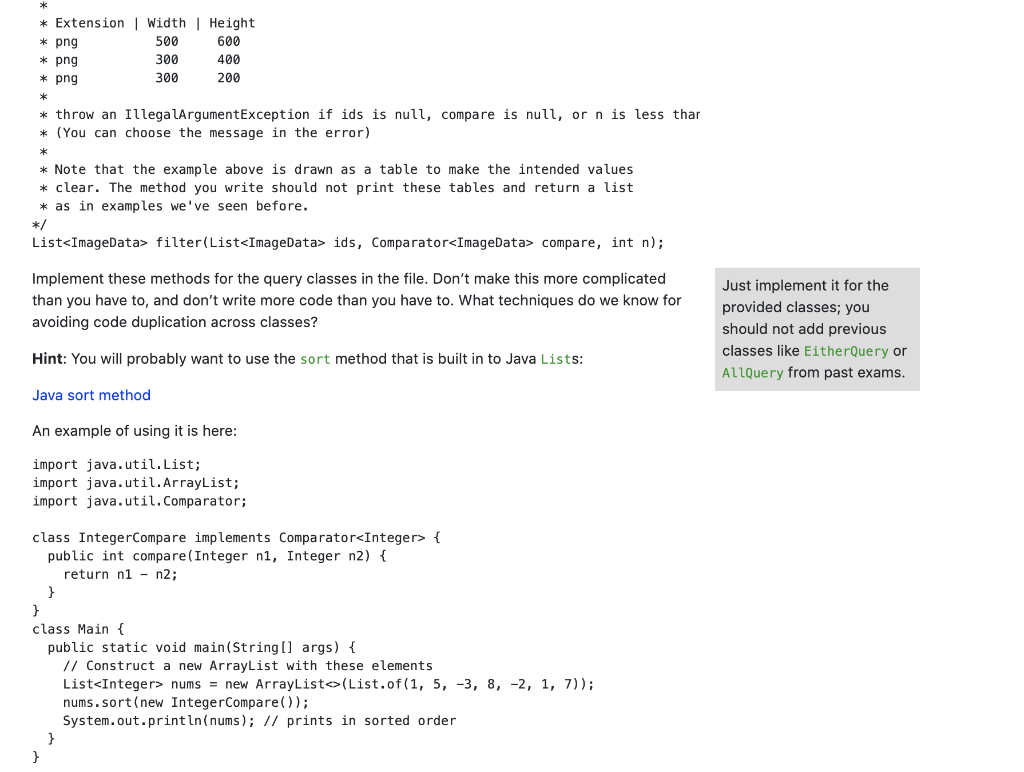 Task 2 Take the starter code for image queries that | Chegg.com