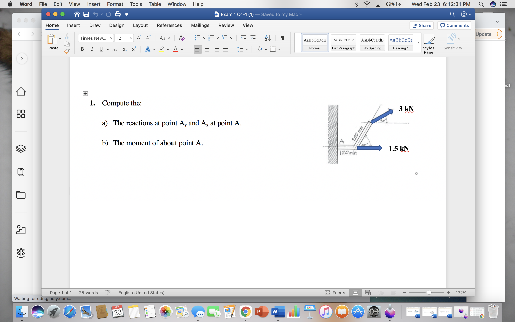 Solved Word File Edit Tools Table Window Help > A 89% [41 | Chegg.com